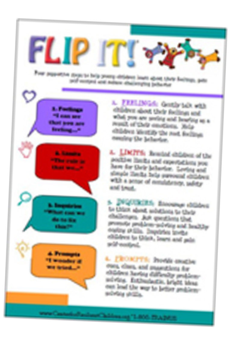 FLIP IT® Resources to transform challening behavior in children